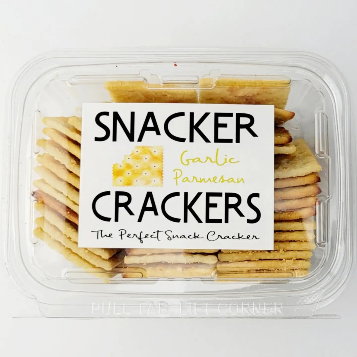 Snacker Crackers Garlic Parmesan – Wine + Eggs
