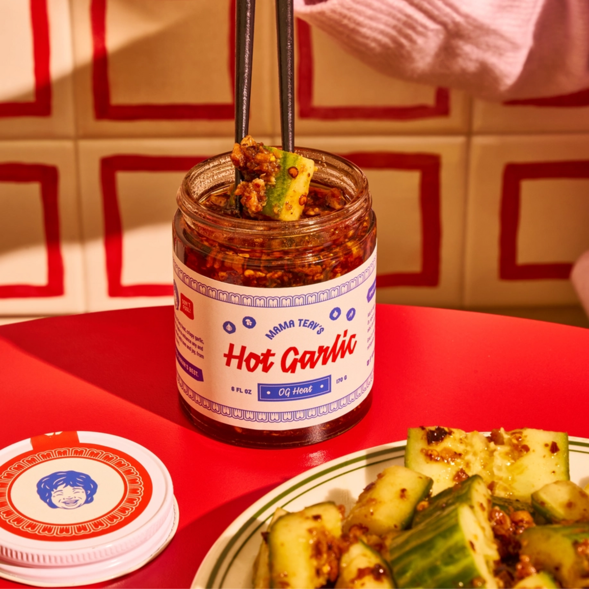 Mama Teav Hot Garlic Chili Crisp - Original (OG) - All Natural at Wine ...